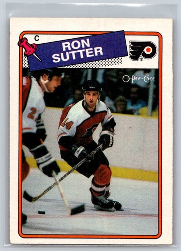 1988 O-Pee-Chee #126 Ron Sutter Philadelphia Flyers | eBay