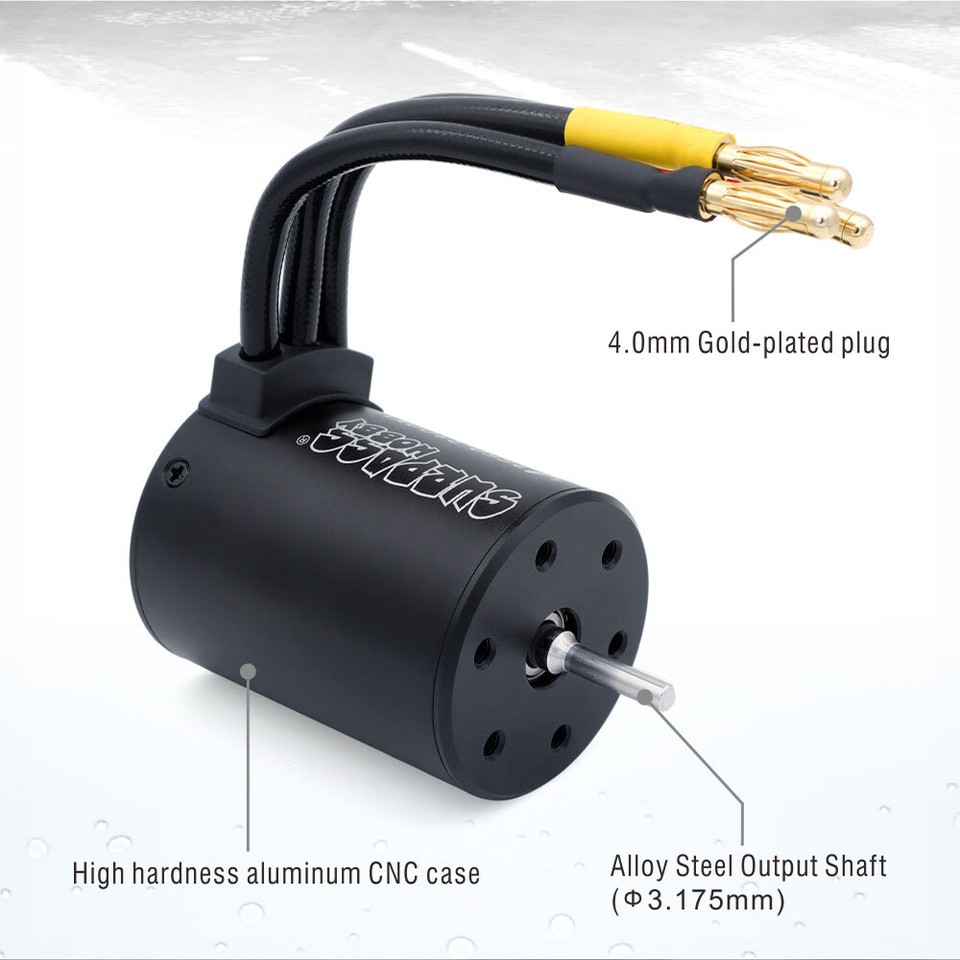 SURPASS HOBBY RC Motor and ESC Combo For 1/10 1/12 1/14 1/16 1/18 RC ...