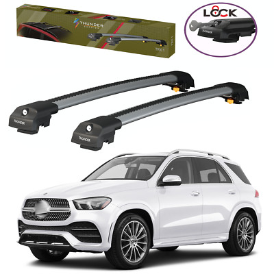 For MERCEDES GLE 2019-2023 (Black) Roof Racks Cargo Cross Bars Cargo ...