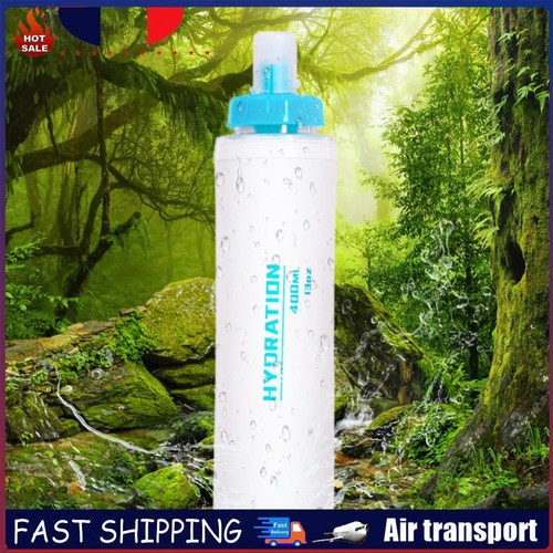 TPU Folding Soft Flask Sports Kettle for Outdoor Camping (Transparent 400ML) FR | eBay
