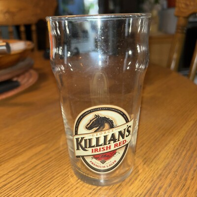 George Killians Pint Beer Glass Irish Red Premium Lager Slainte Cheers ...