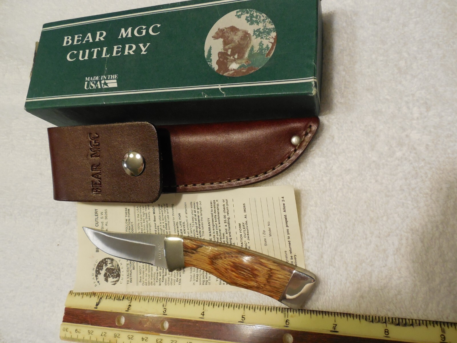 BEAR MGC #296 61/2 SKINNERKNIFE NEWinBOX DISPLAYSsample #47 USA | eBay