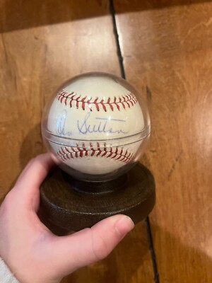 DON SUTTON AUTO Official ALL-STAR Baseball Signed Ball WITH STAND | eBay