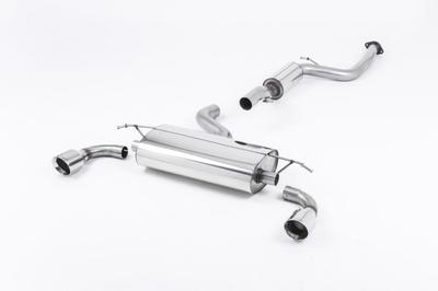 Milltek SSXFD075 Focus ST225 Resonated Cat Back Exhaust dual GT 100mm ...
