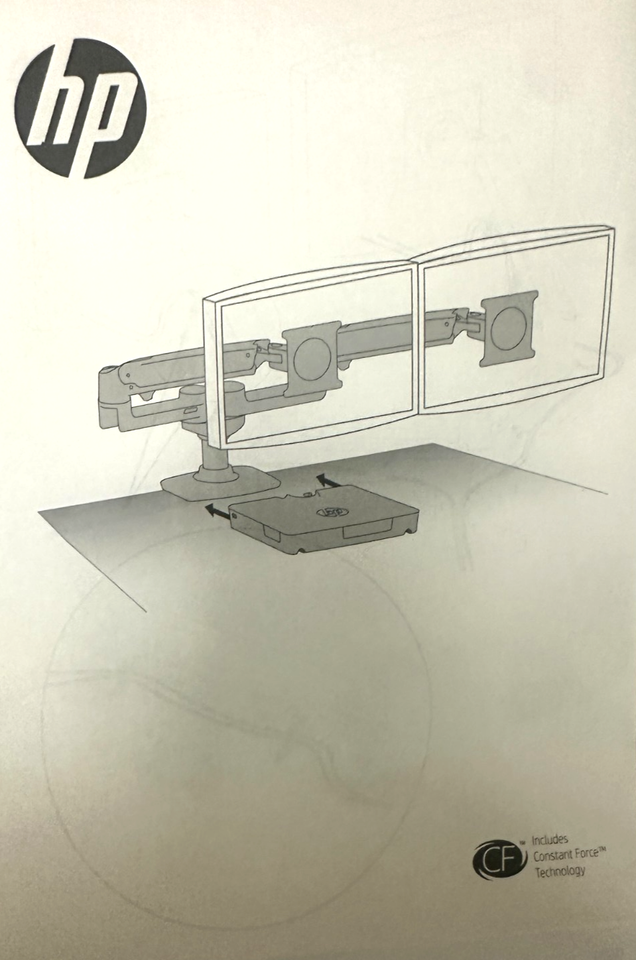 HP Hot Desk Stand W3Z73AA – Monitor Mount with Content Force ...
