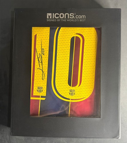 LIONEL MESSI OFFICIAL FC BARCELONA OFFICIAL BACK SIGNED 2020-21 HOME ...