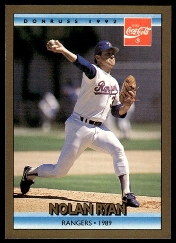 1992 Donruss Coca-Cola Nolan Ryan Nolan Ryan New York Mets #1 | eBay