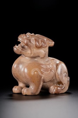 Chinese Hetian Jade Bixie Mythical Beast Chimera Han dynasty 206 B.C ...
