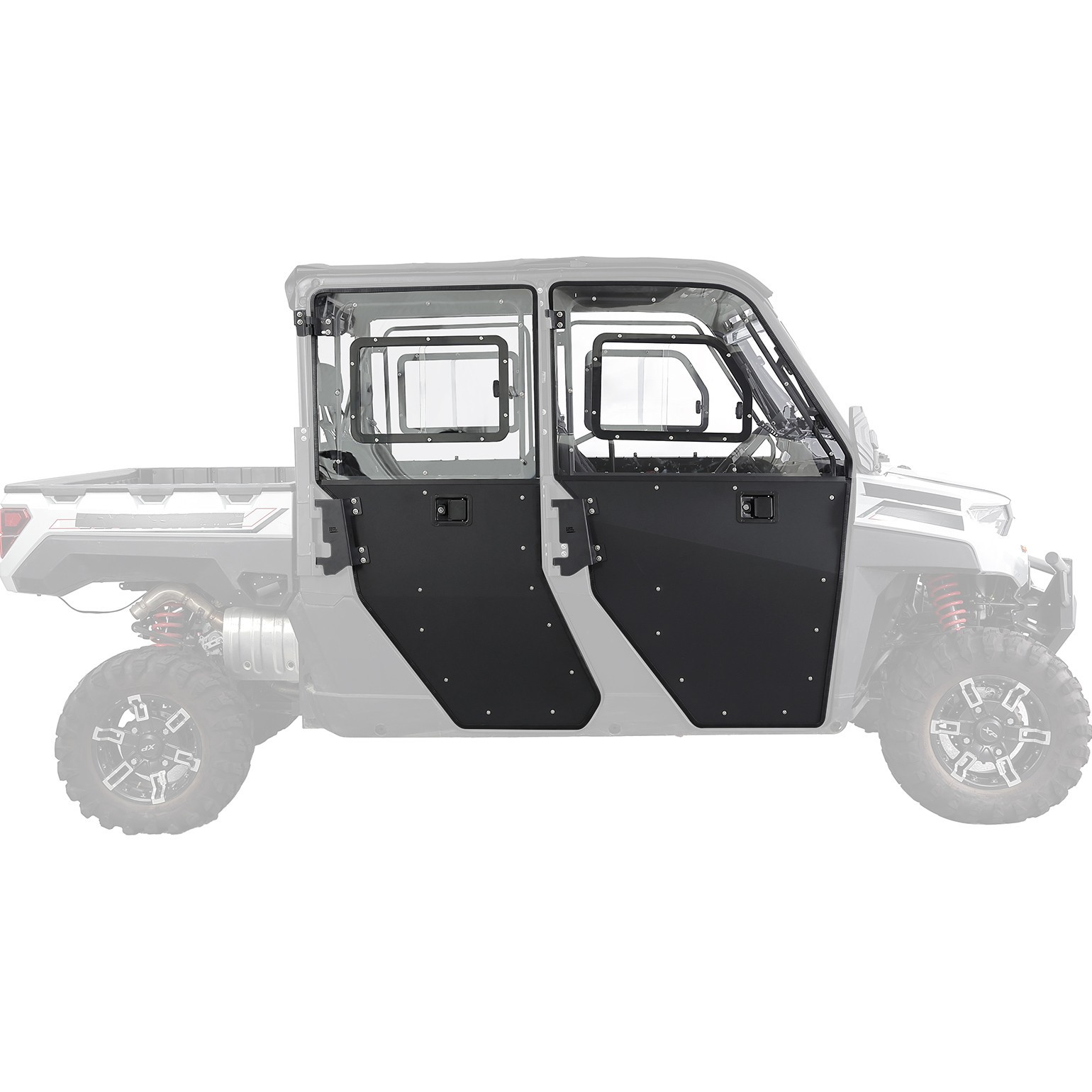 UTV 2-in-1 Half / Full Cab Enclosure Door For 19-26 Polaris Ranger Crew ...