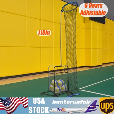 Volleyball Setter Trainer Net Volleyball Training Net with Ball ...