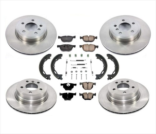 For 2007-2018 BMW X5 3.0L Eng. Brake Disc Rotors Pads Parking Shoes ...