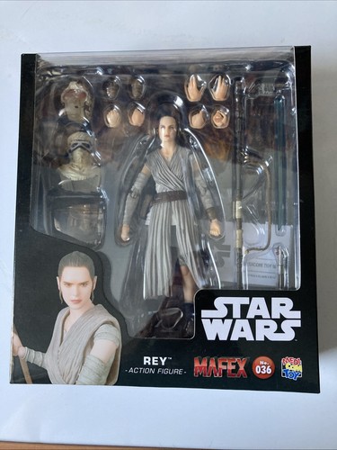 Star Wars VII: The Force Awakens Rey Mafex No. 036 AUTHENTIC US Seller ...