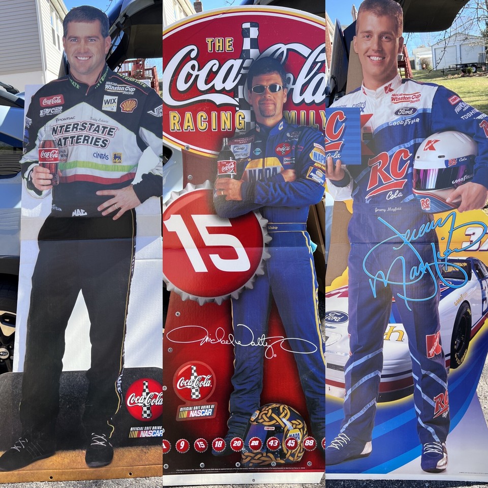 LOT of 29 Nascar Standee Stand Up Cardboard Cutouts Store Displays Life ...