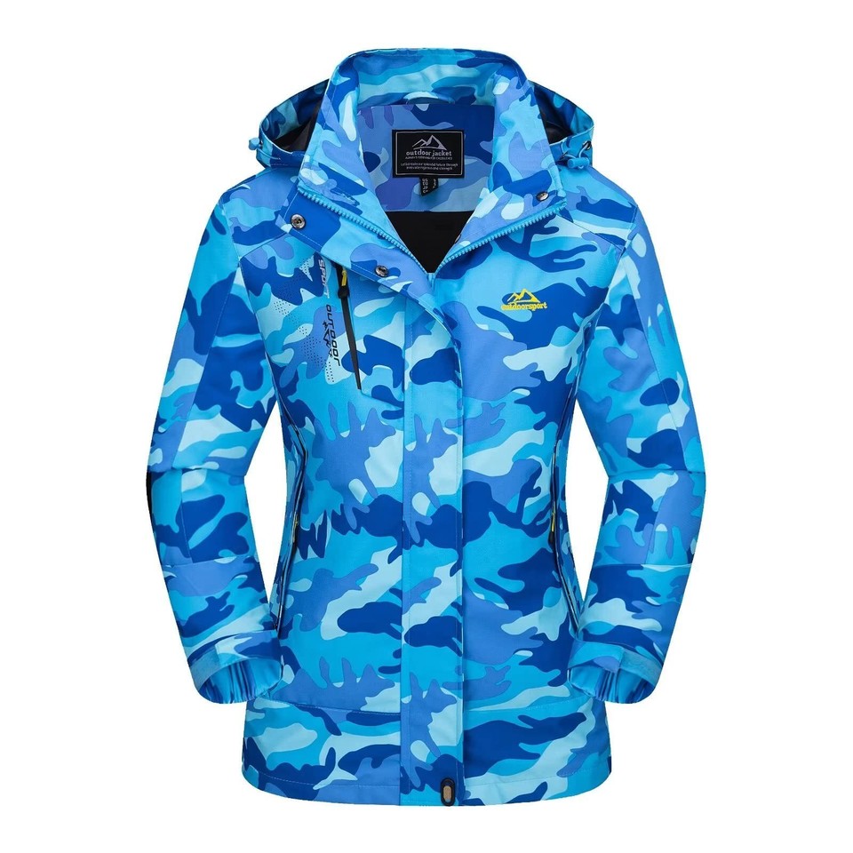 Womens 3-in-1 Winter Coat Snow Ski Jacket Waterproof Windproof Fleece ...