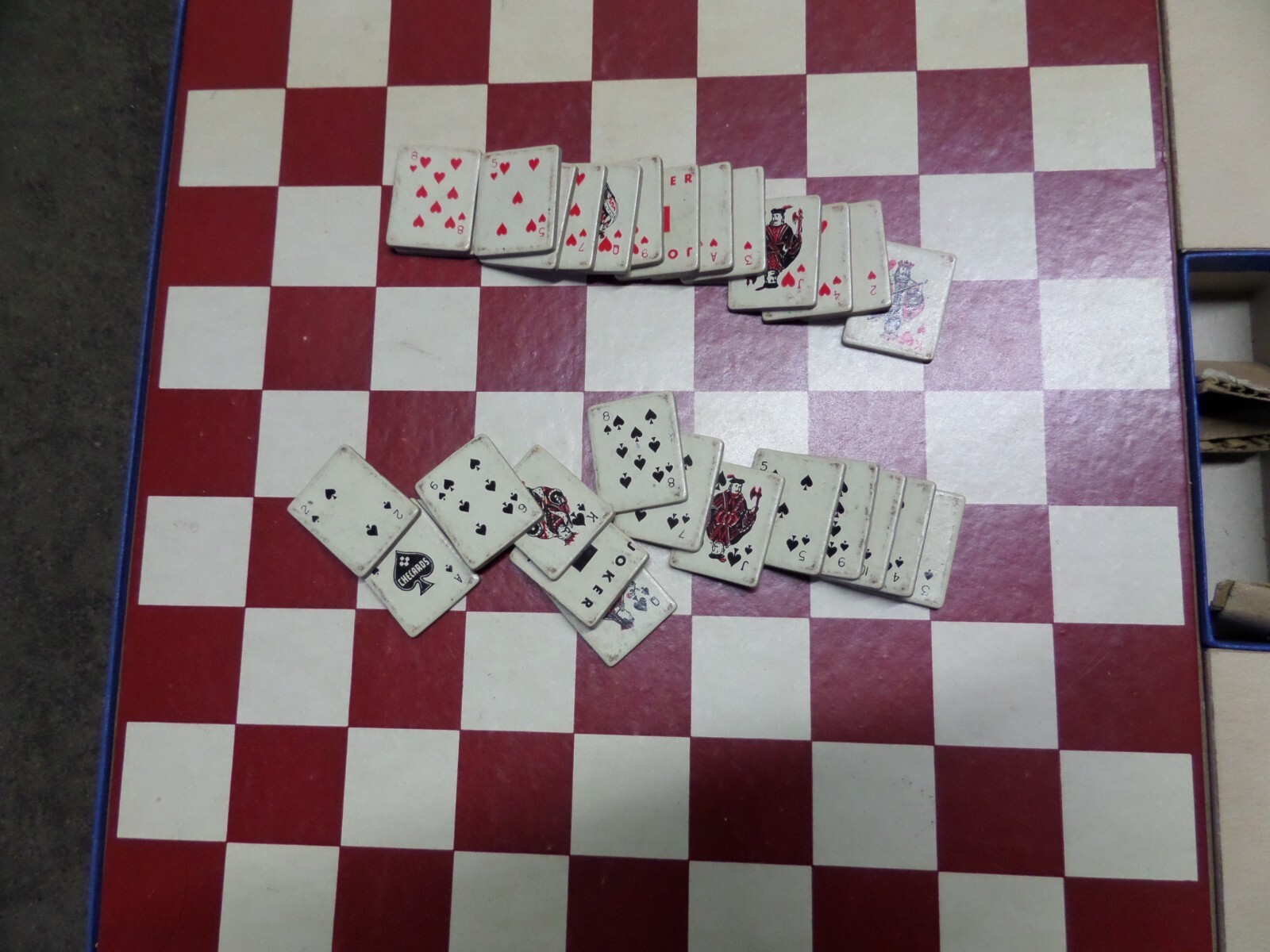 RARE 1941 Checards Board Game, The Two-Handed Checker Game Cadaco-Ellis ...