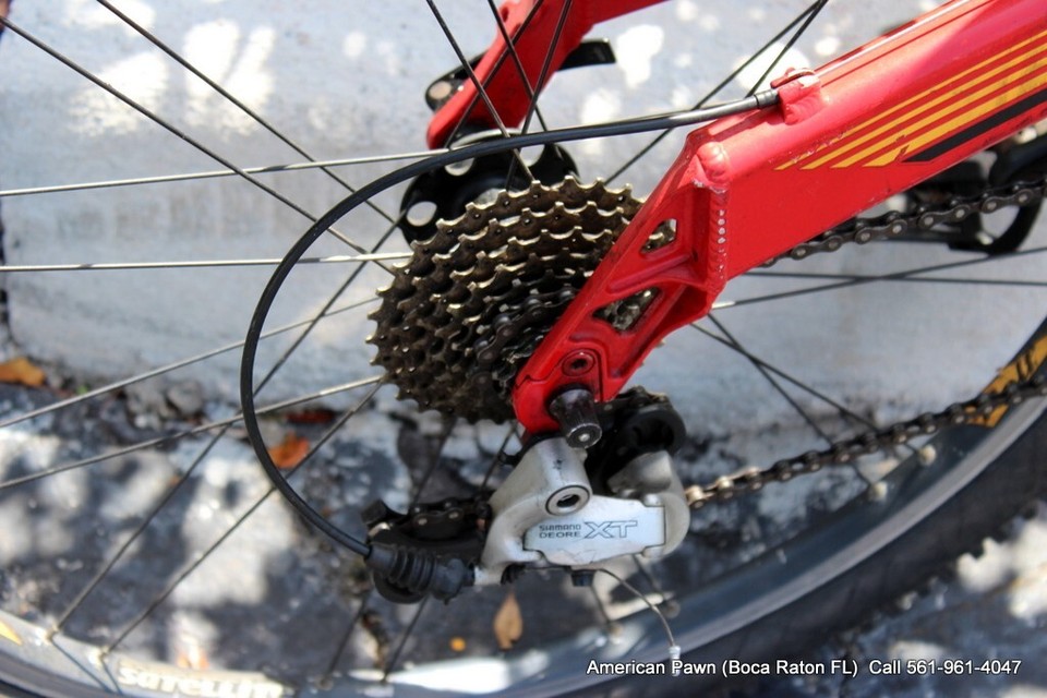 Trek VRX 200 Full Suspension Mountain Bike Red Size Medium M 26 ER | eBay