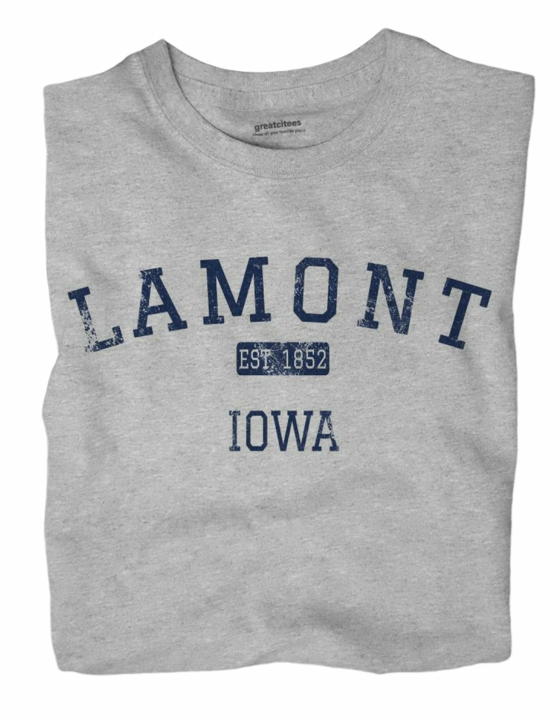 Lamont Iowa IA T-Shirt EST | eBay