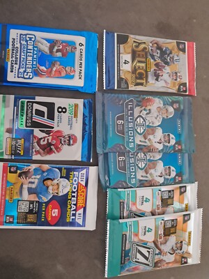 LOT OF (8) VARIOUS FOOTBALL PACKS - FACTORY SEALED- 2019 TO 2024 | eBay