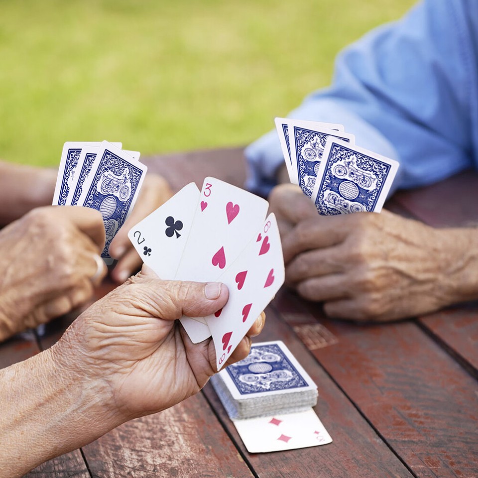 Lot 72 Decks Poker Size Playing Cards Standard Index 36 BLUE & 36 RED ...