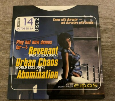 PC Accelerator Disc 14 Disc 2 Oct 1999 EIDOS Revenant Urban Chaos Game ...