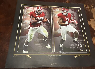 Alabama Crimson Tide Pride Of The Capstone Large Print Derrick Henry ...