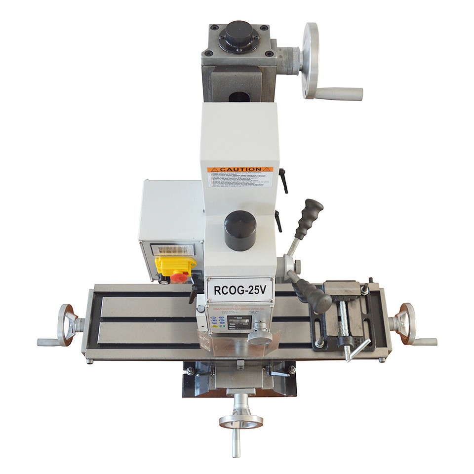 RCOG-25V Precision Mill/Drill Bench Top Mill and Drilling Machine 110V ...