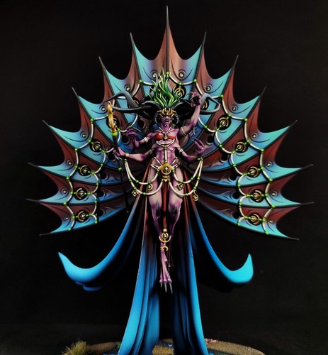 Dexcessa, the Talon of Slaanesh painted Warhammer AoS Chaos Daemons ...