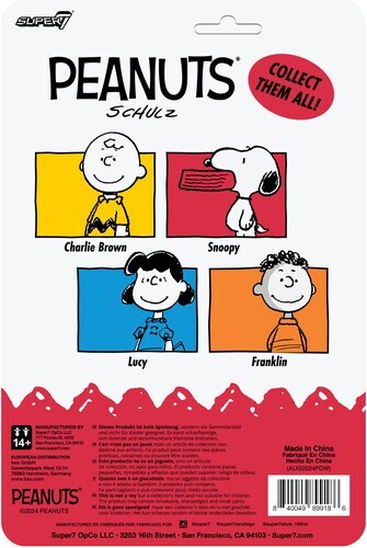 WB Super7 - Peanuts - ReAction Figures Wv7 - Snoopy (Collectible ...