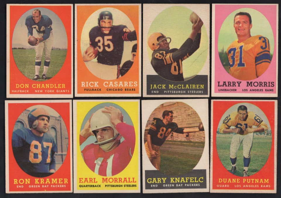 1958 Topps Football Complete Set NRMT 6 Keys SGC Graded Jim Brown RC | eBay