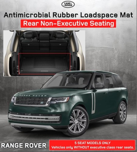 2022-2025 Range Rover ANTIMICROBIAL LOADSPACE RUBBER MAT FACTORY OEM ...