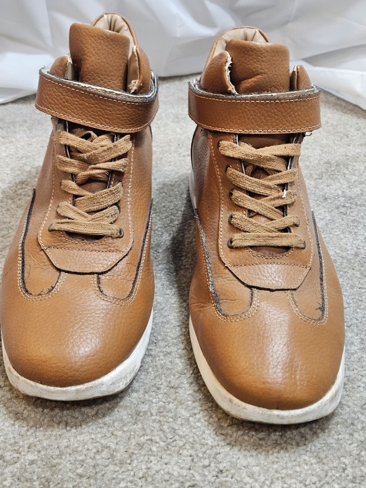 Size 13 Cole Haan Air Conner Brown Hi Top Shoes Boots | eBay