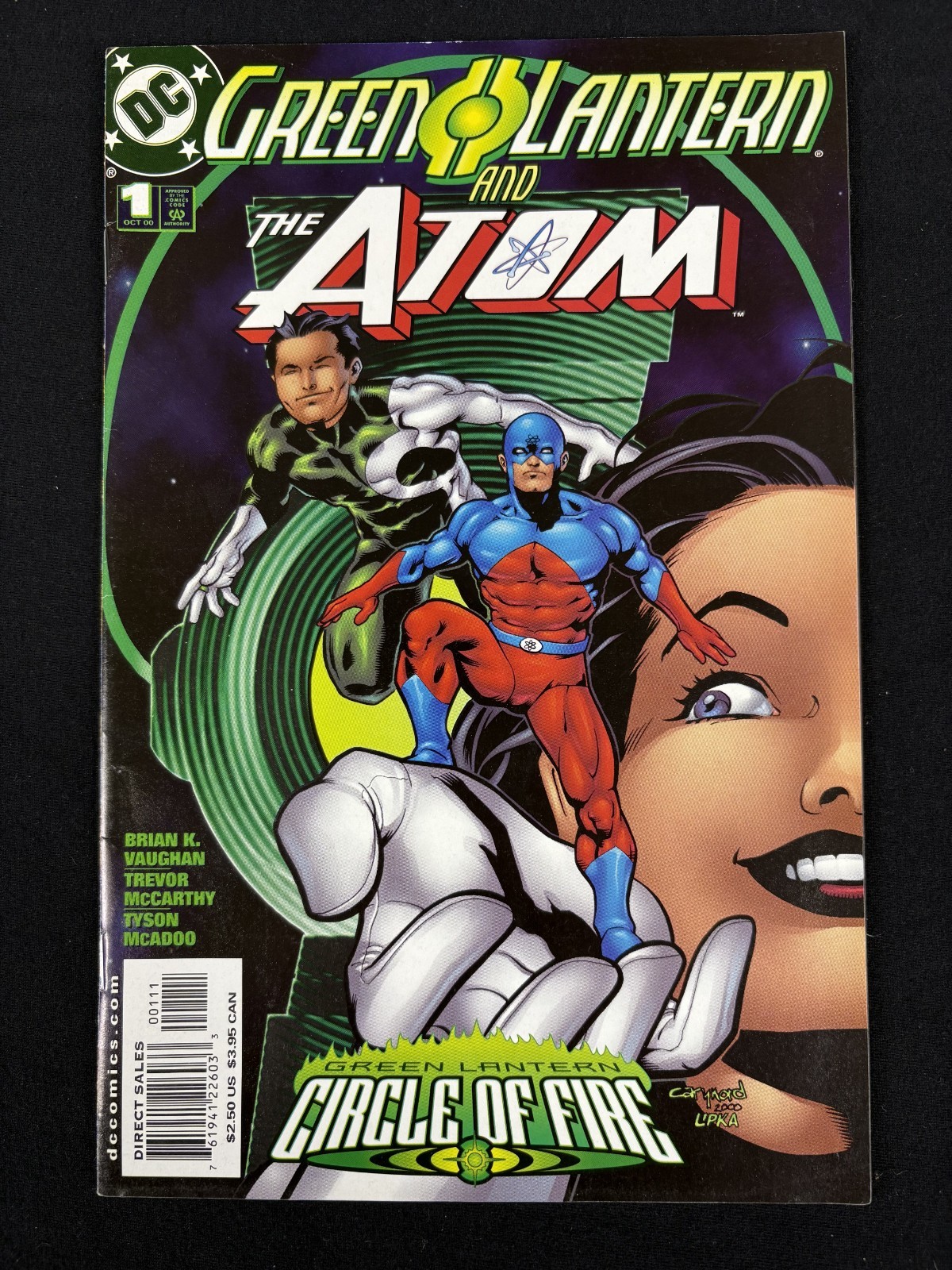 GREEN LANTERN THE ATOM NO 1 DC COMIC BOOK OCT 2000 COMICS ART DIRECT NORD Y2K | eBay