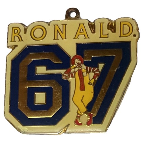 Vintage Ronald McDonald 67 Group Keychain | eBay