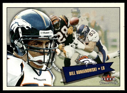 2001 Fleer Tradition Bill Romanowski Denver Broncos #61 | eBay