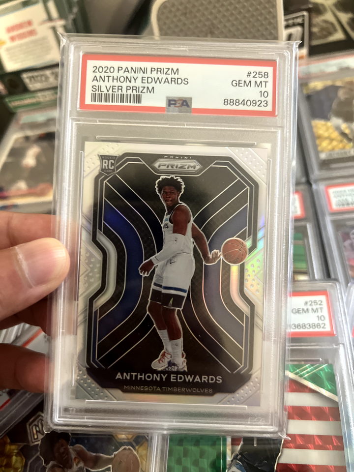 Anthony Edwards Sliver Prizm Rookie PSA 10 Mystery packs! ️READ ...