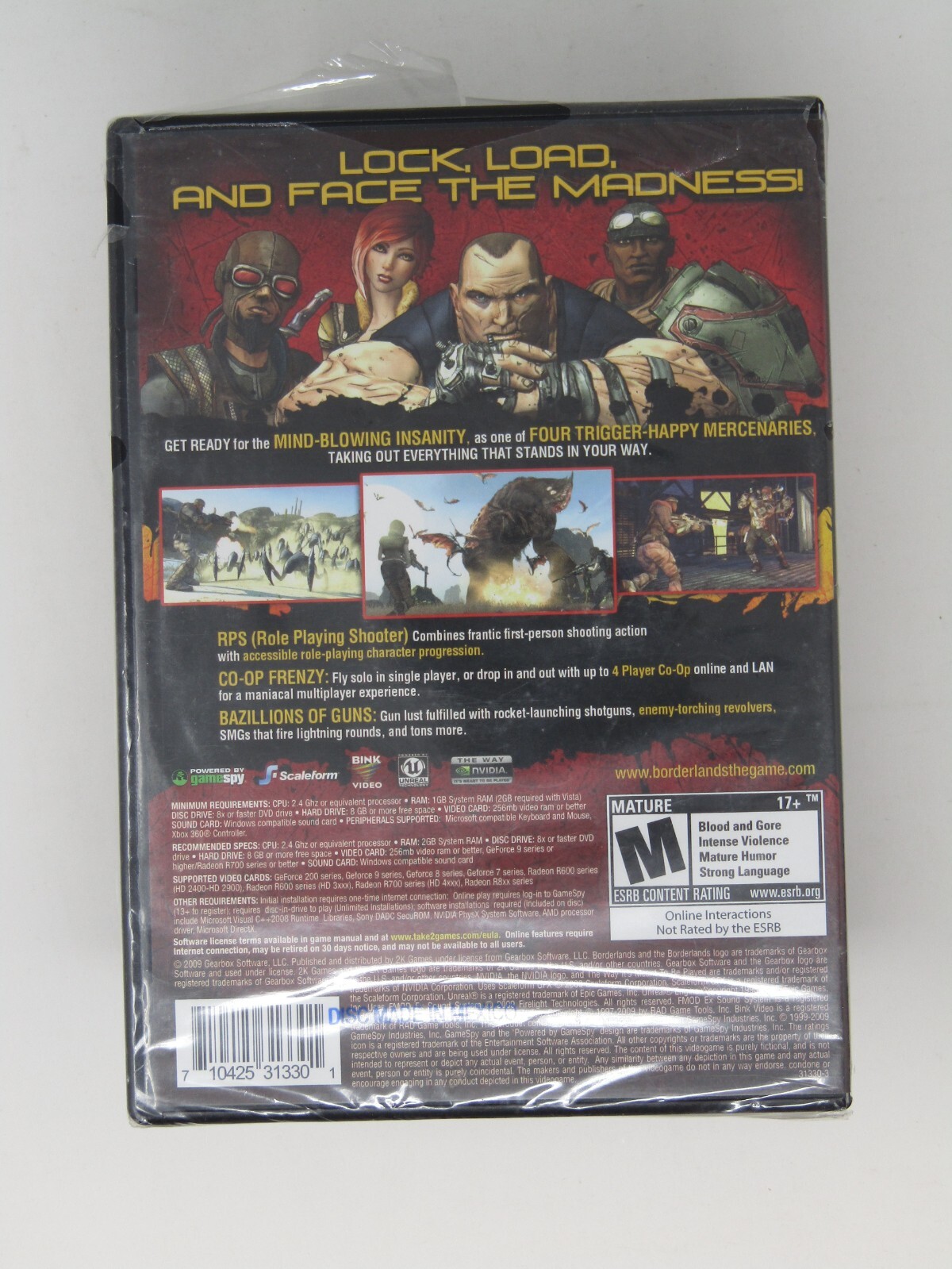 (1-4) Borderlands - PC - DVD-ROM - Factory Sealed - Brand New | eBay