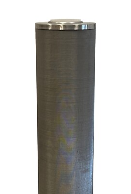 Hydro-Genics® Stainless Steel Cleanable Filter, 20" length, 4.3"OD, 100 ...