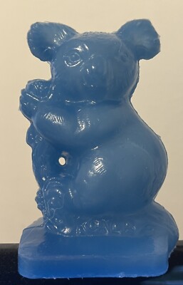 Mold-A-Rama KOALA BEAR ZOO Souvenir - AWESOME DETAIL - LIGHT AQUA BLUE ...