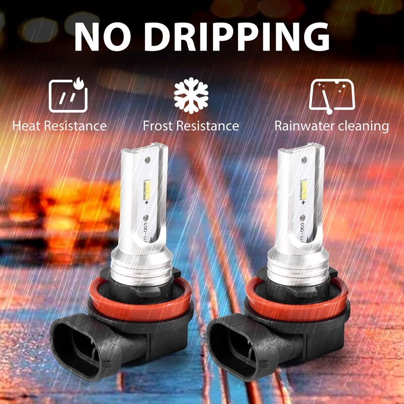 H8 H11 H16 Led Fog Light Bulb, H16 Led Fog Lamp High Csp-Y11, Cool ...