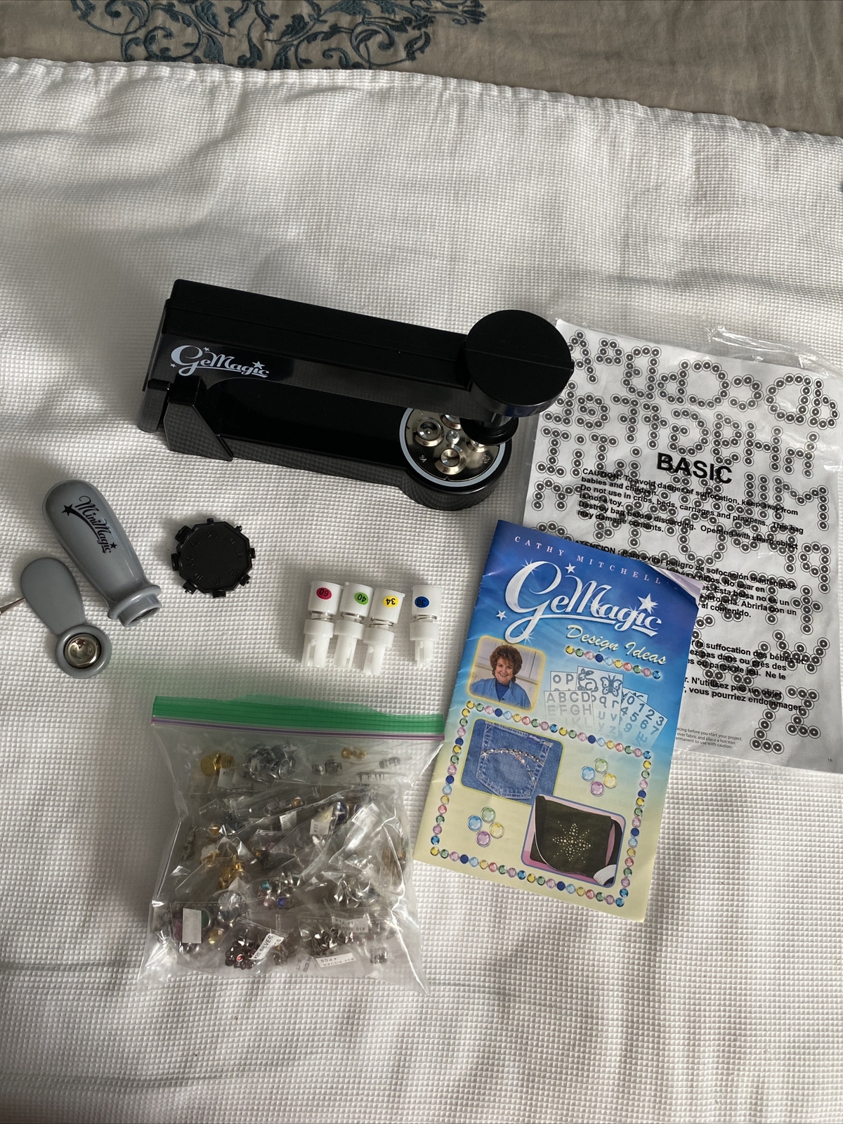 Cathy Mitchell GeMagic Stud Setting Bedazzler Machine System Tool | eBay