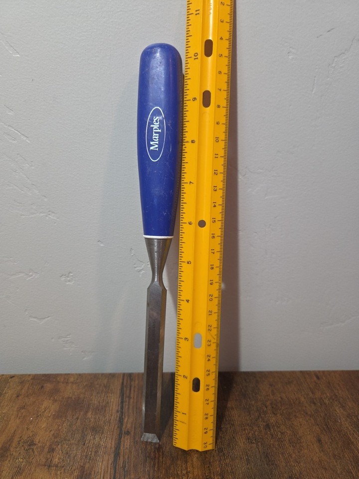 Vintage Marples 1/2'' Blue Chip Bevel Edge Paring Chisel Sheffield ...