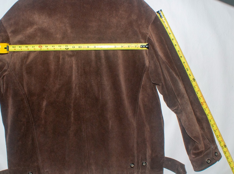 Le Collezioni Structure (Armani) Men's Leather Suede Brown Classico XL ...