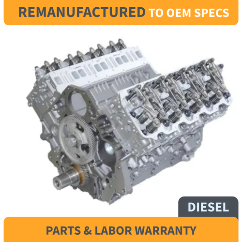 Remanufactured Duramax Diesel Engine Long Block 6.6L LBZ & LMM 2006 ...
