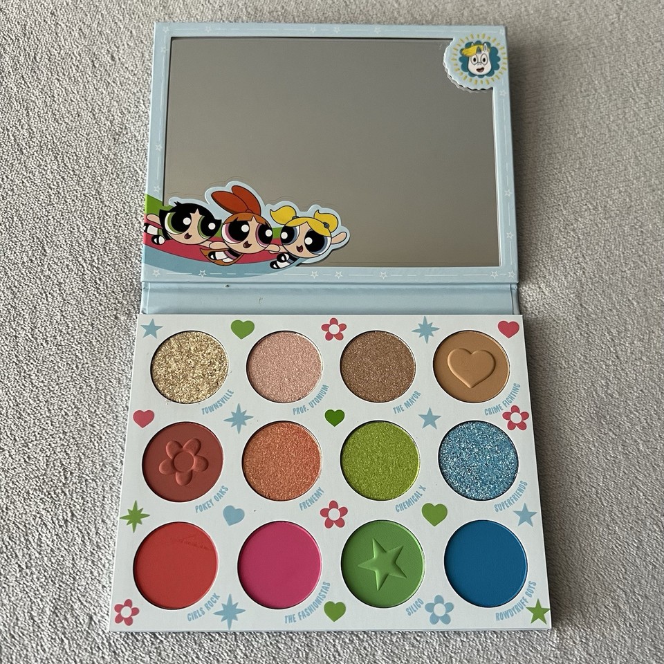 Colourpop X Powerpuff Girls Makeup Collection Eyeshadow Lipgloss Blush ...