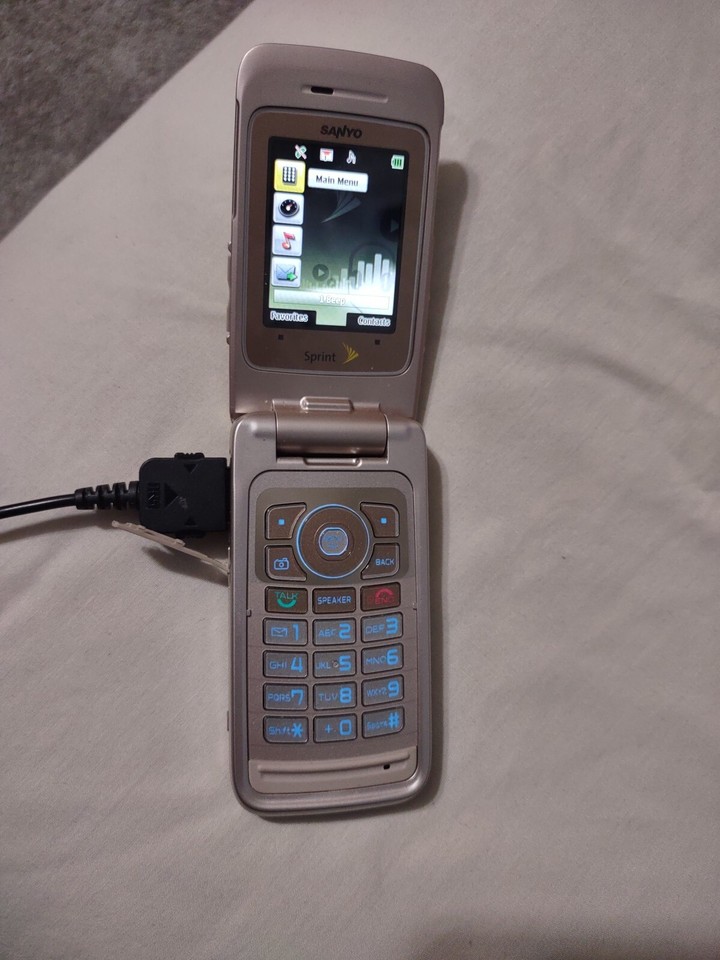 Sanyo Katana DLX SCP-8500 Pink Flip Cell Phone Sprint Rare Boxed | eBay