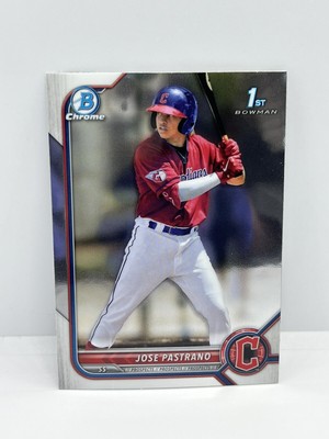2022 Bowman Chrome Jose Pastrano 1ST #BCP-21 Cleveland Guardians ...