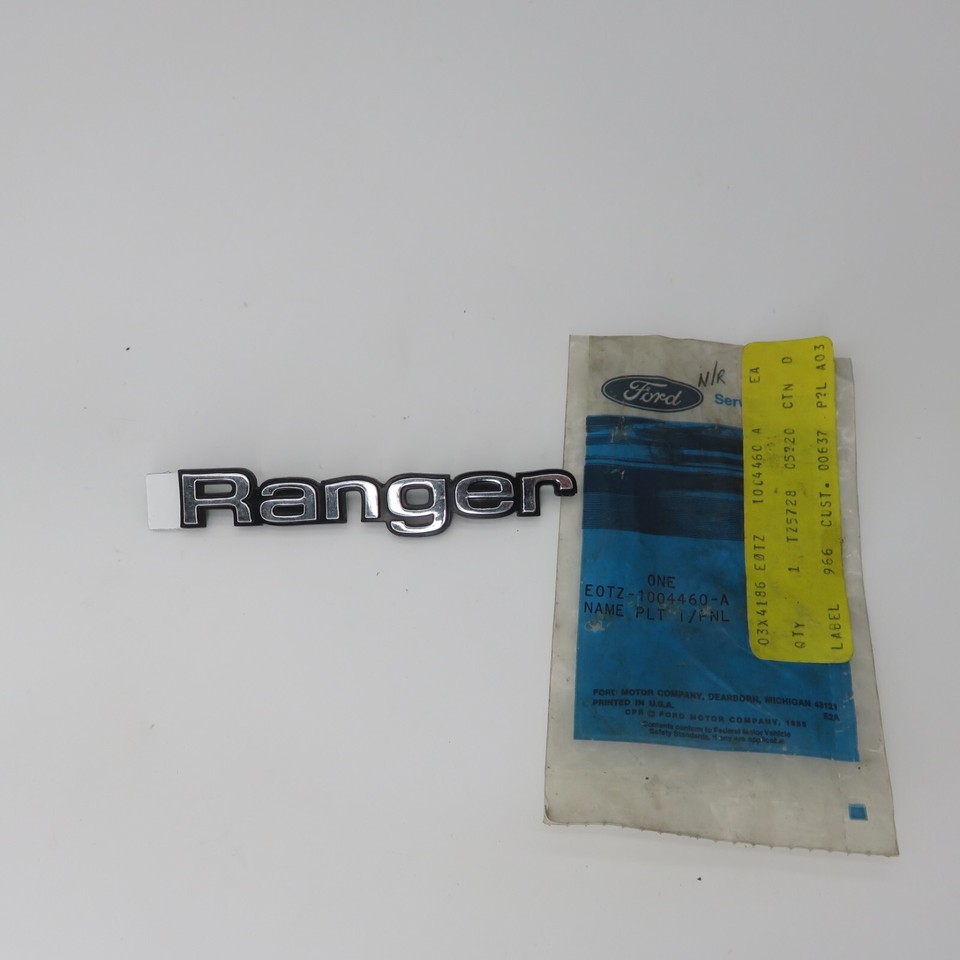 Ford Ranger Dash Pad Emblem Badge E0TZ-1004460-A NOS OEM 4 Inch | eBay