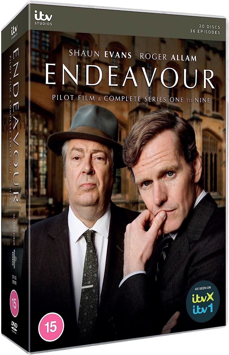 ENDEAVOUR COMPLETE SERIES 1-9 DVD Season 1 2 34 5 6 7 8 9 UK R2 ...