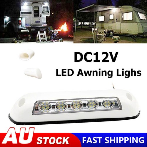 Waterproof 12V LED Indoor/Outdoor Awning Strip Light Caravan Motorhome ...