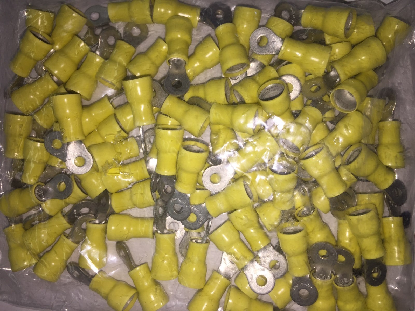 (45 PIECE LOT) 35604 TYCO TERMINAL RING TNG 12-10 ROHS | eBay